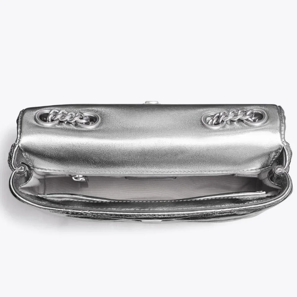 Tory Burch | Bags | Tory Burch Small Kira Diamond Quilt Metallic ...